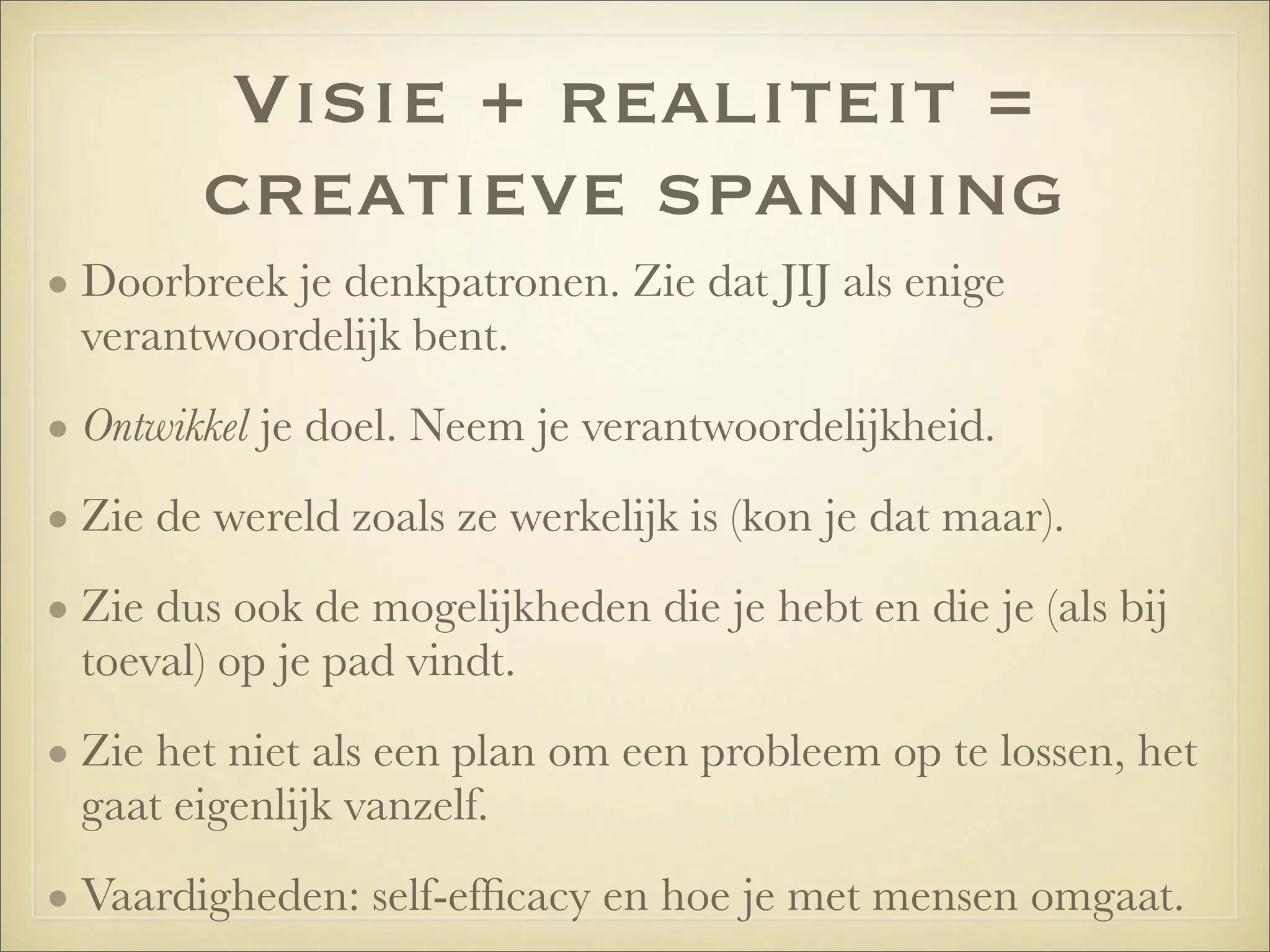 Persoonlijk Meesterschap Basis | PDF
