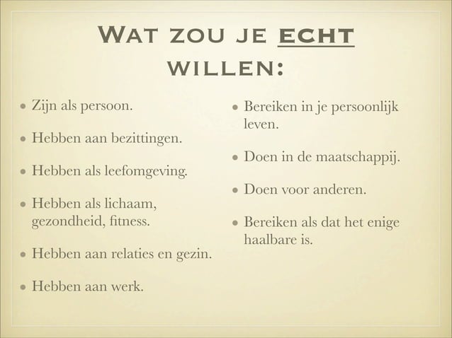 Persoonlijk Meesterschap Basis | PDF