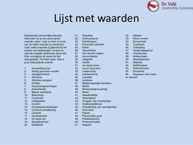 Persoonlijk leiderschap, vier essentiële lessen.