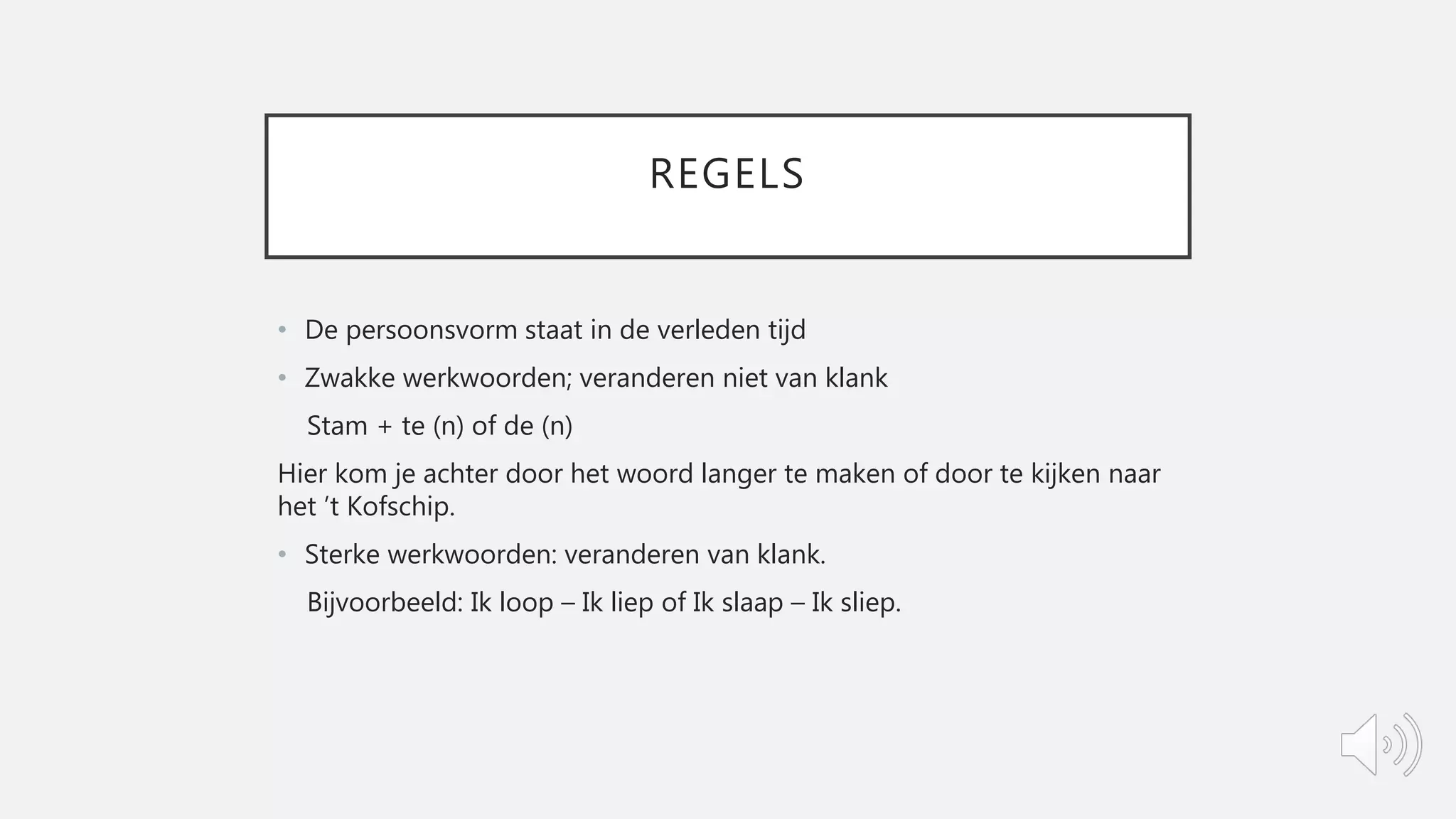 Persoonsvorm instructie | PPTX