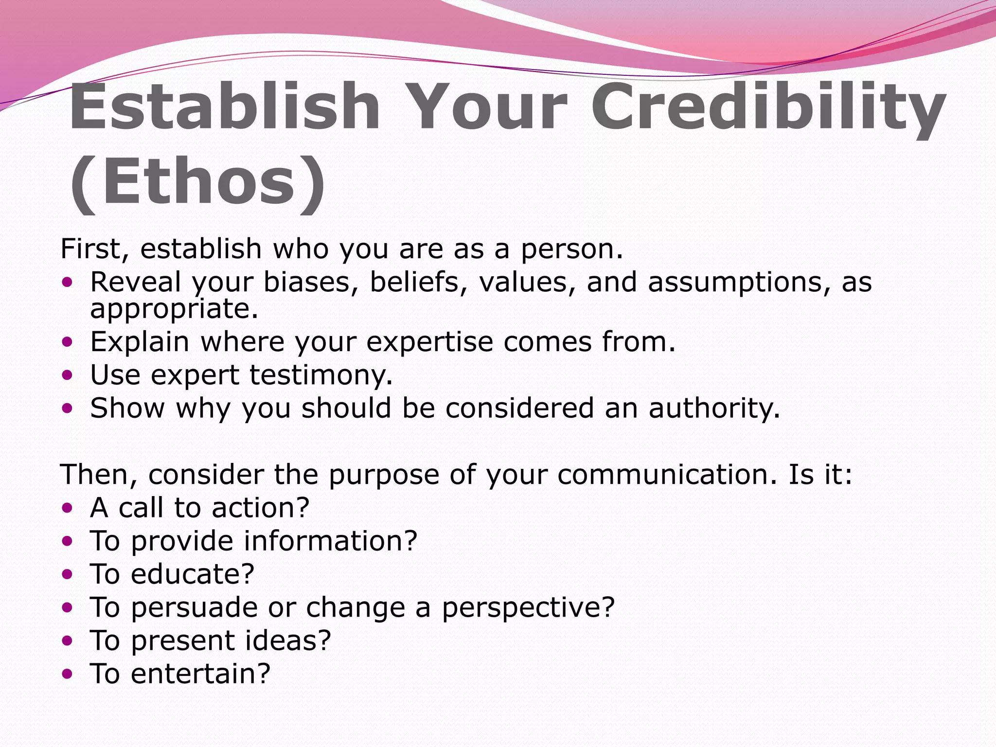 Ethos, Pathos, Logos in writing | PPT