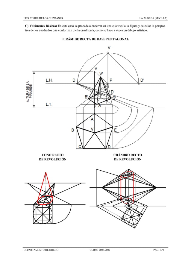 Perspectiva conica | PDF | Drawing and Sketching | Arts and Crafts