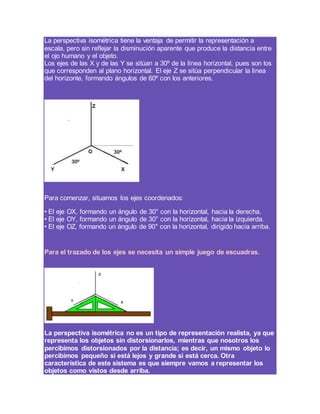 Perspectiva isométrica | DOCX