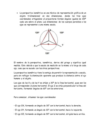 Perspectiva isométrica | DOCX
