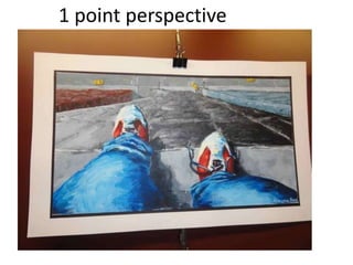 Visual Art - Perspective Warm-Up's & Projects | PPTX