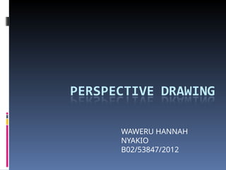 PERSPECTIVE VIEW OF ENGINEERING DRAWING WITH EXAMPLE | PPT | 3-D ...