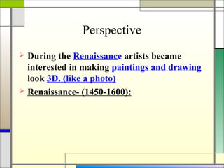 Perspective drawing 1 point a | PPT
