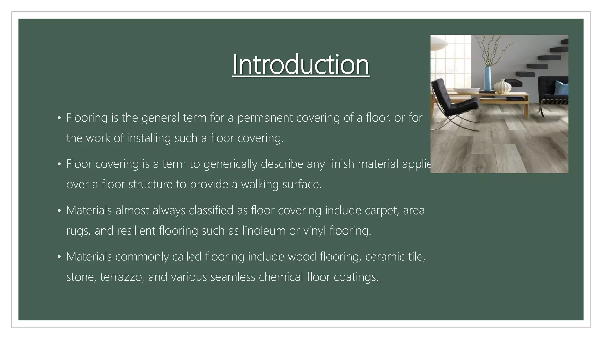 Flooring and it's Types | PPTX