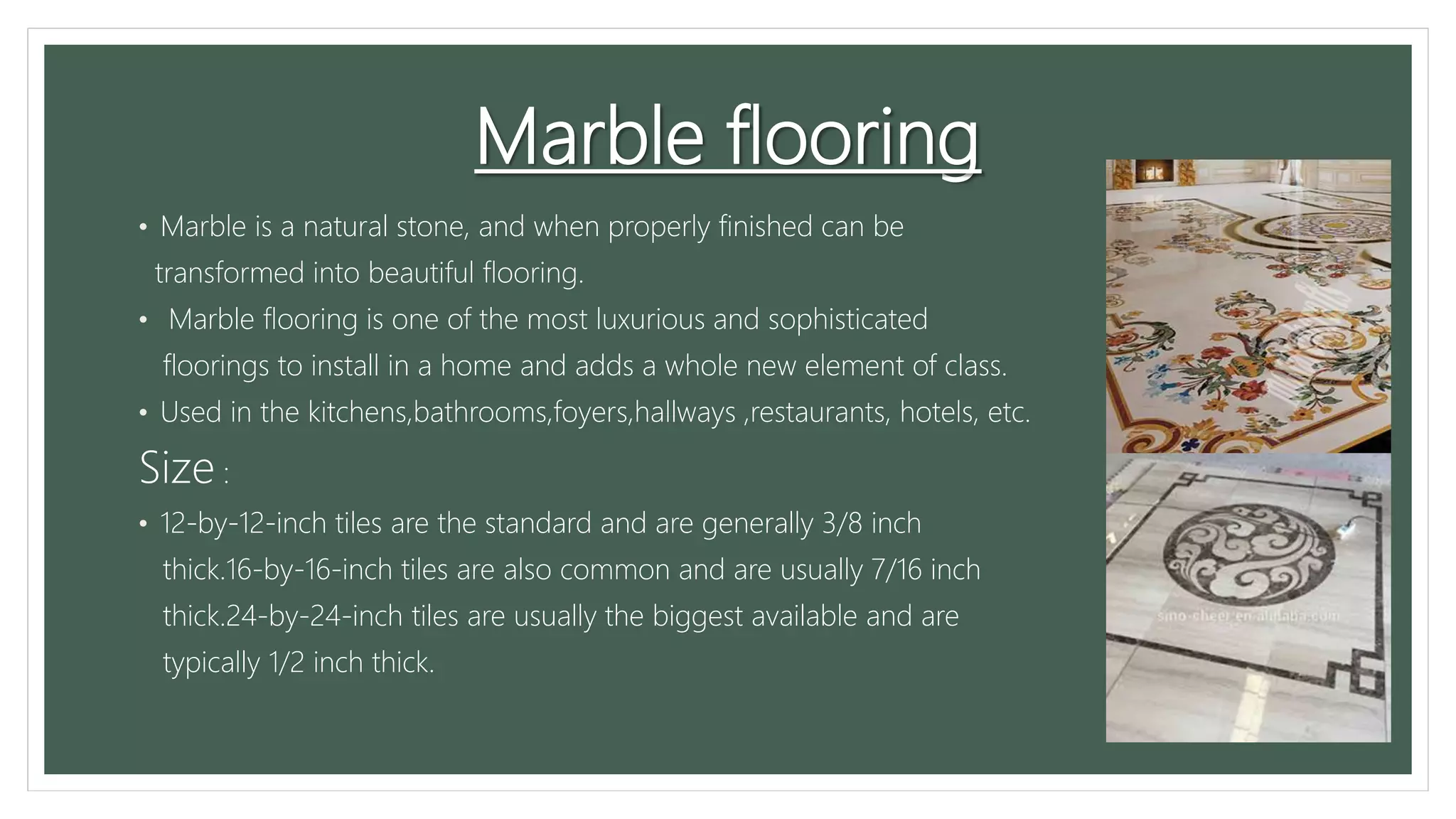 Flooring and it's Types | PPTX