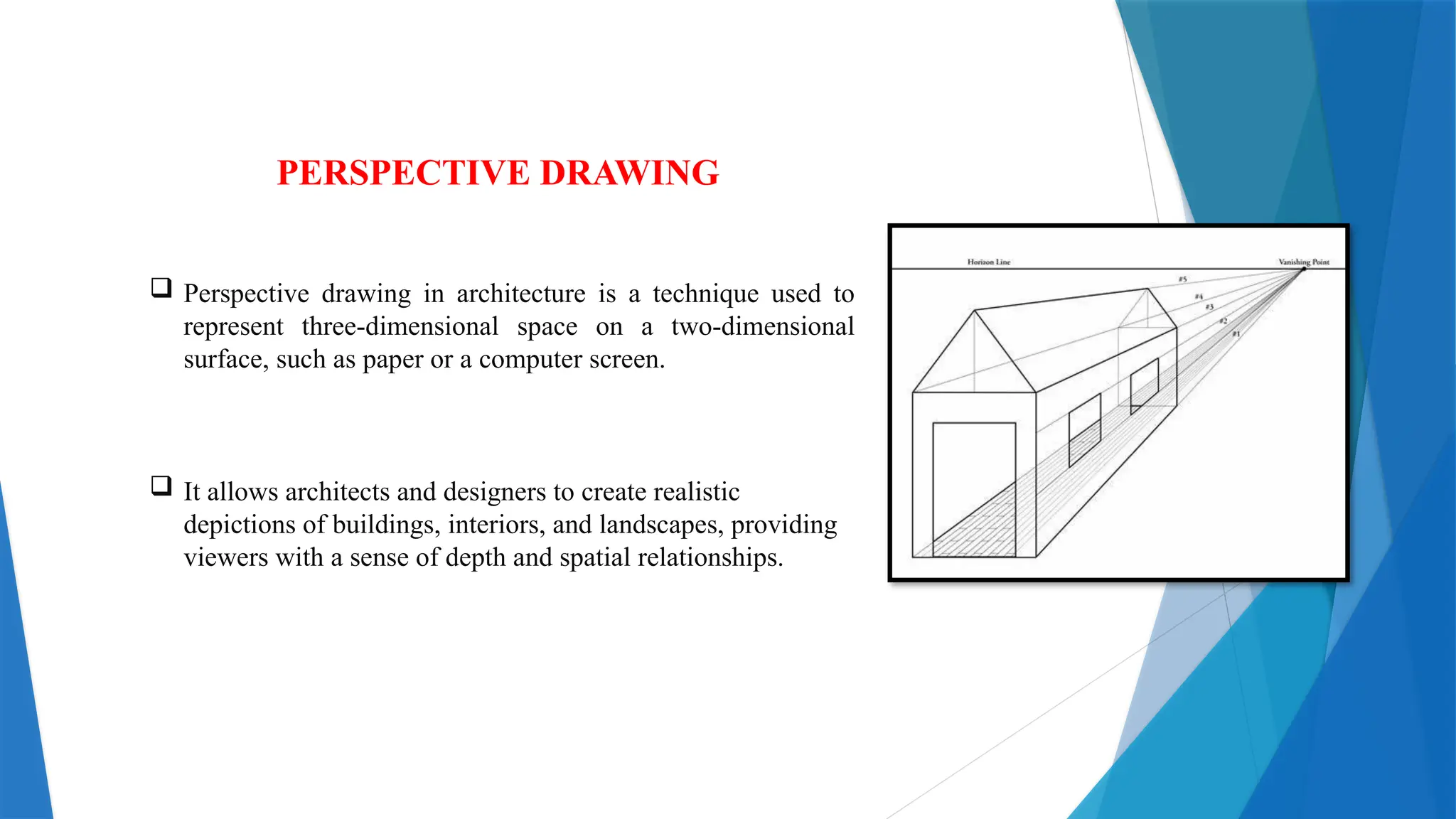 PERSPECTIVE DRAWING, SOCIOGRAPHY AND RENDERING TECHNIQUES.pptx