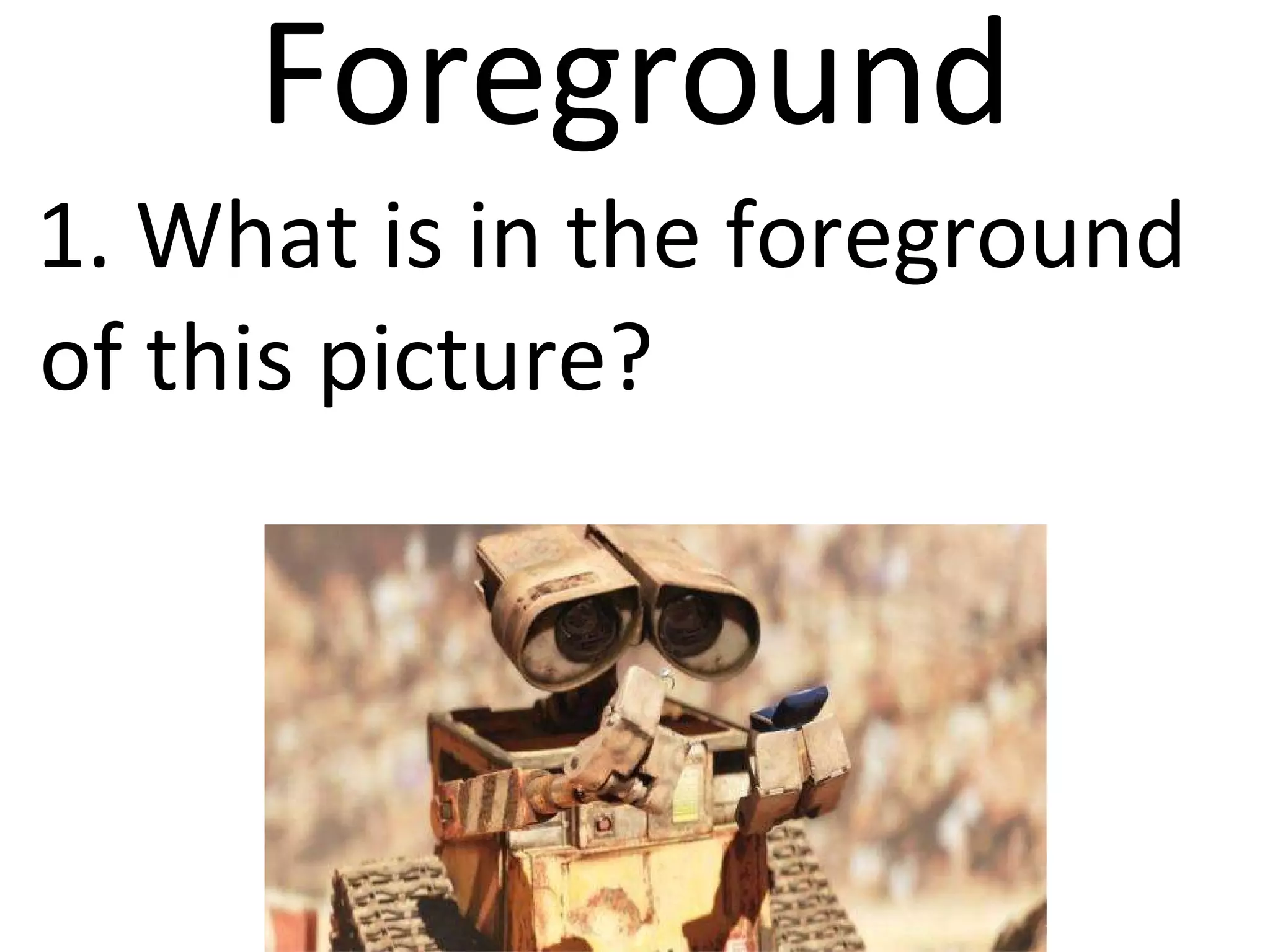 Perspective foreground background | PPT
