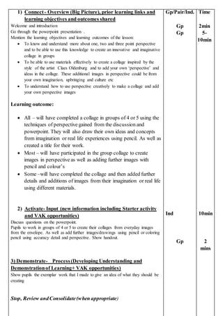 Perspective Lesson Plan-Secondary Education | DOCX