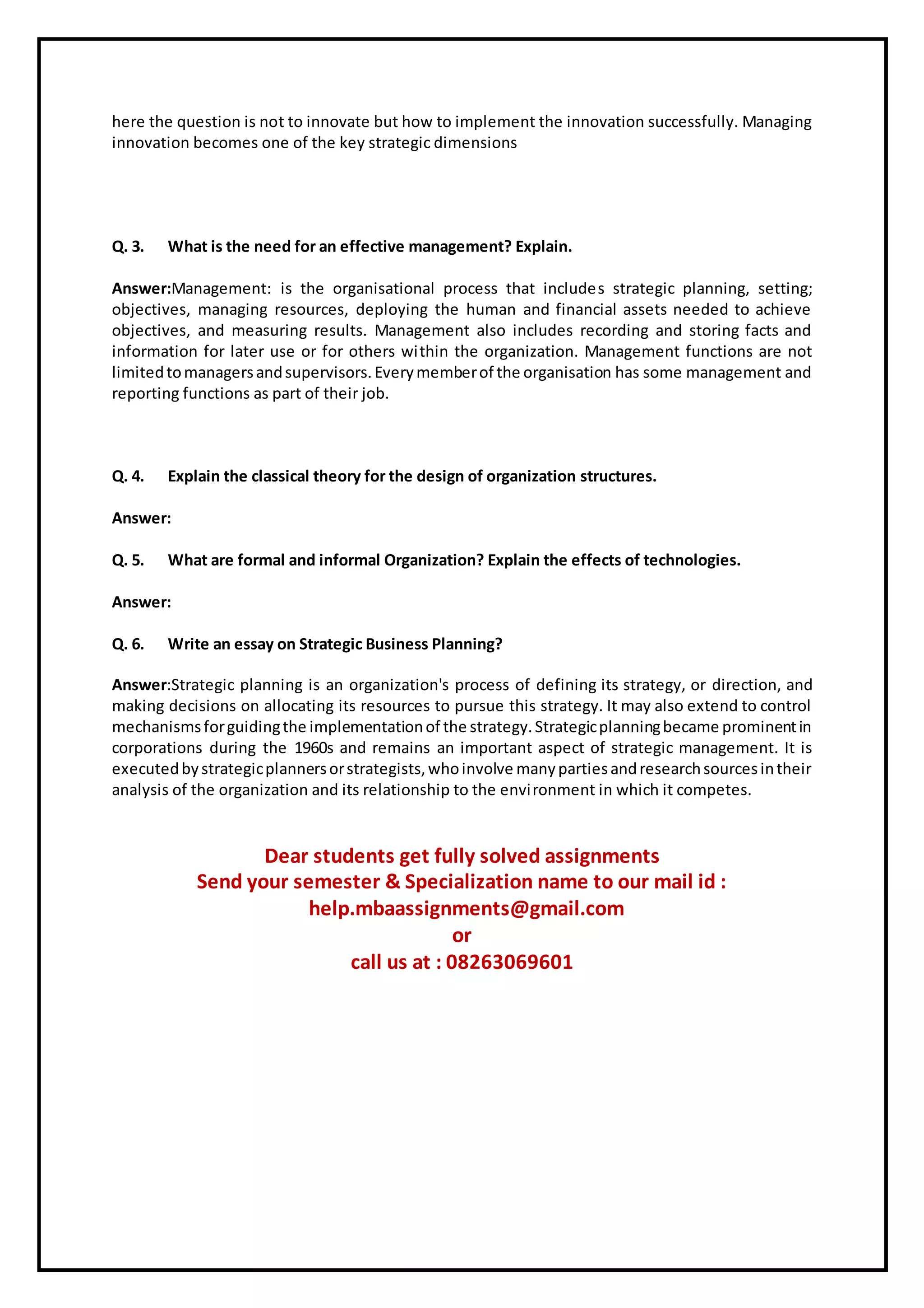 Perspective management | DOCX