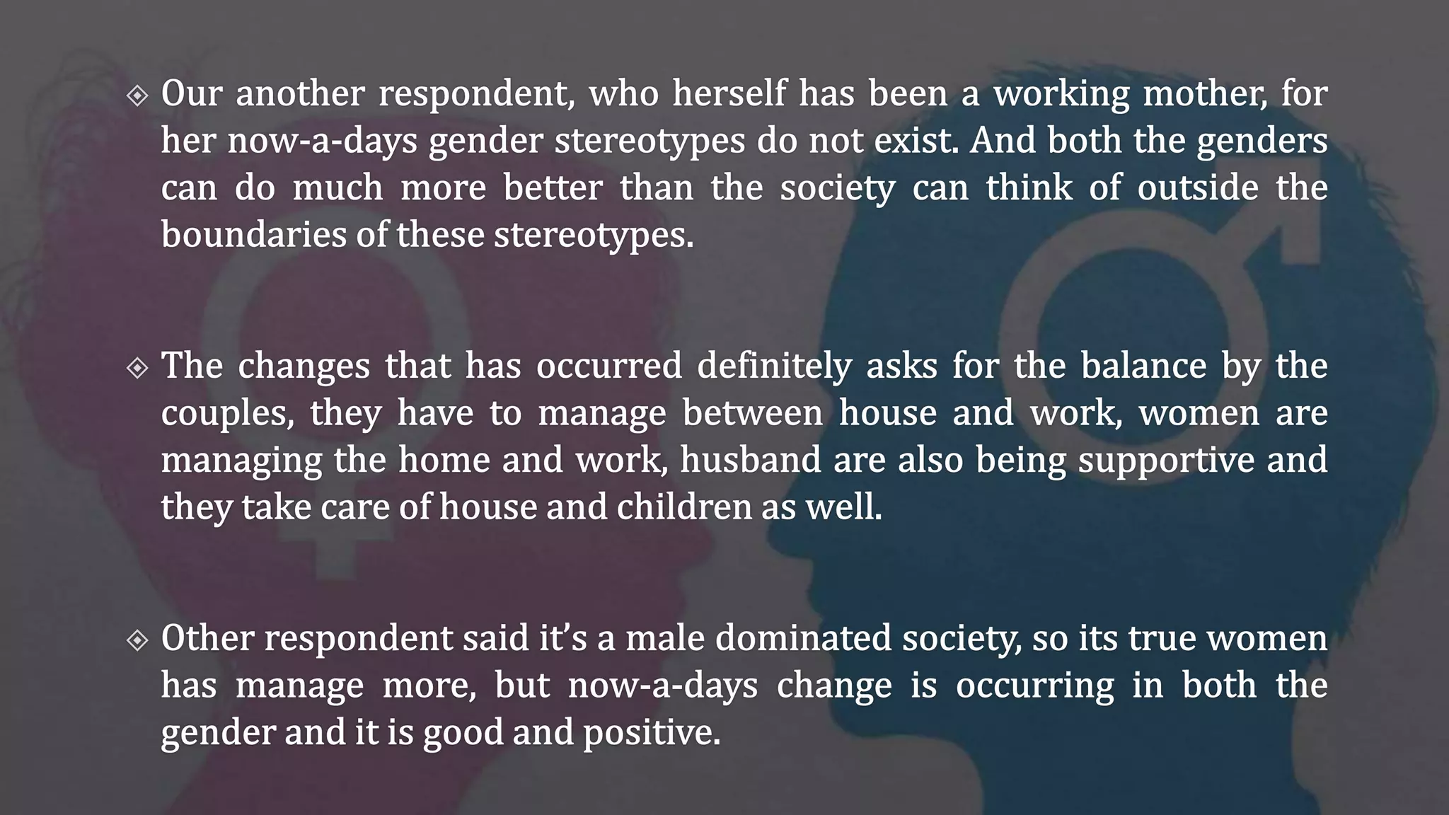 Perspective of elderly in gender role and its change | PPTX | Parenting ...