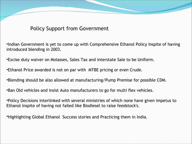 Perspective Of Indian Ethanol Perspective Of Indian Ethanol