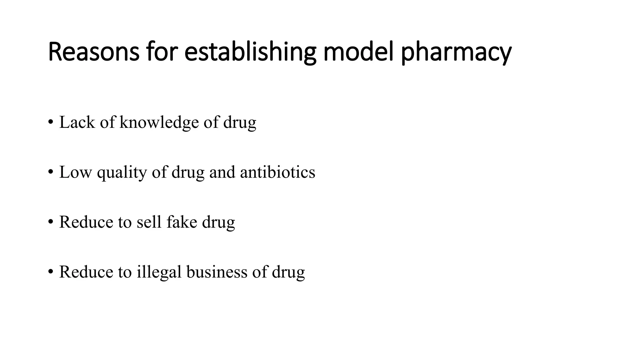 Perspective of model pharmacy in bangladesh | PPTX