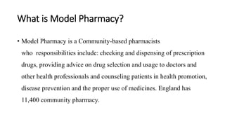 Perspective of model pharmacy in bangladesh | PPTX