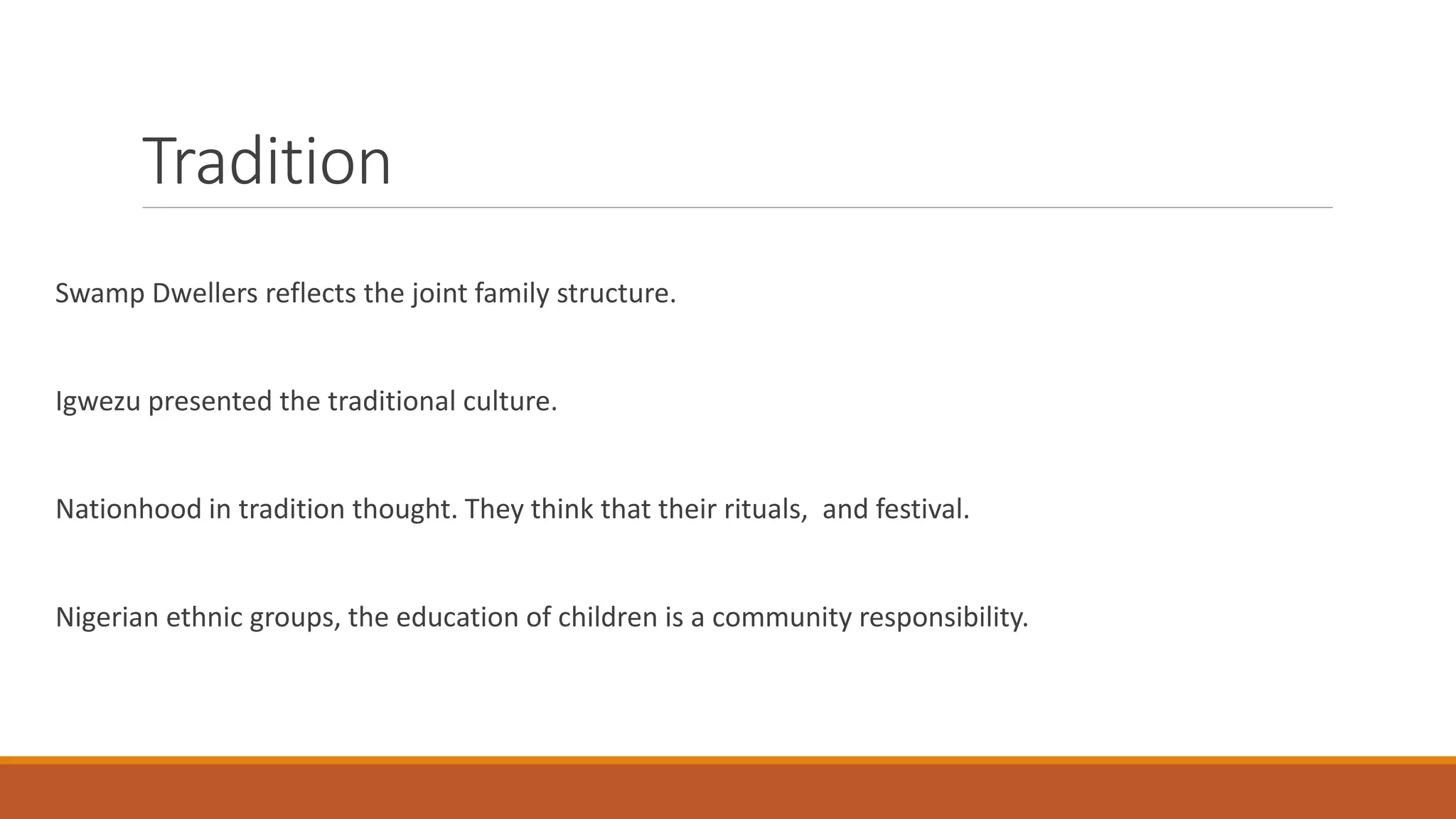 Perspective of traditional and modern culture | PPTX