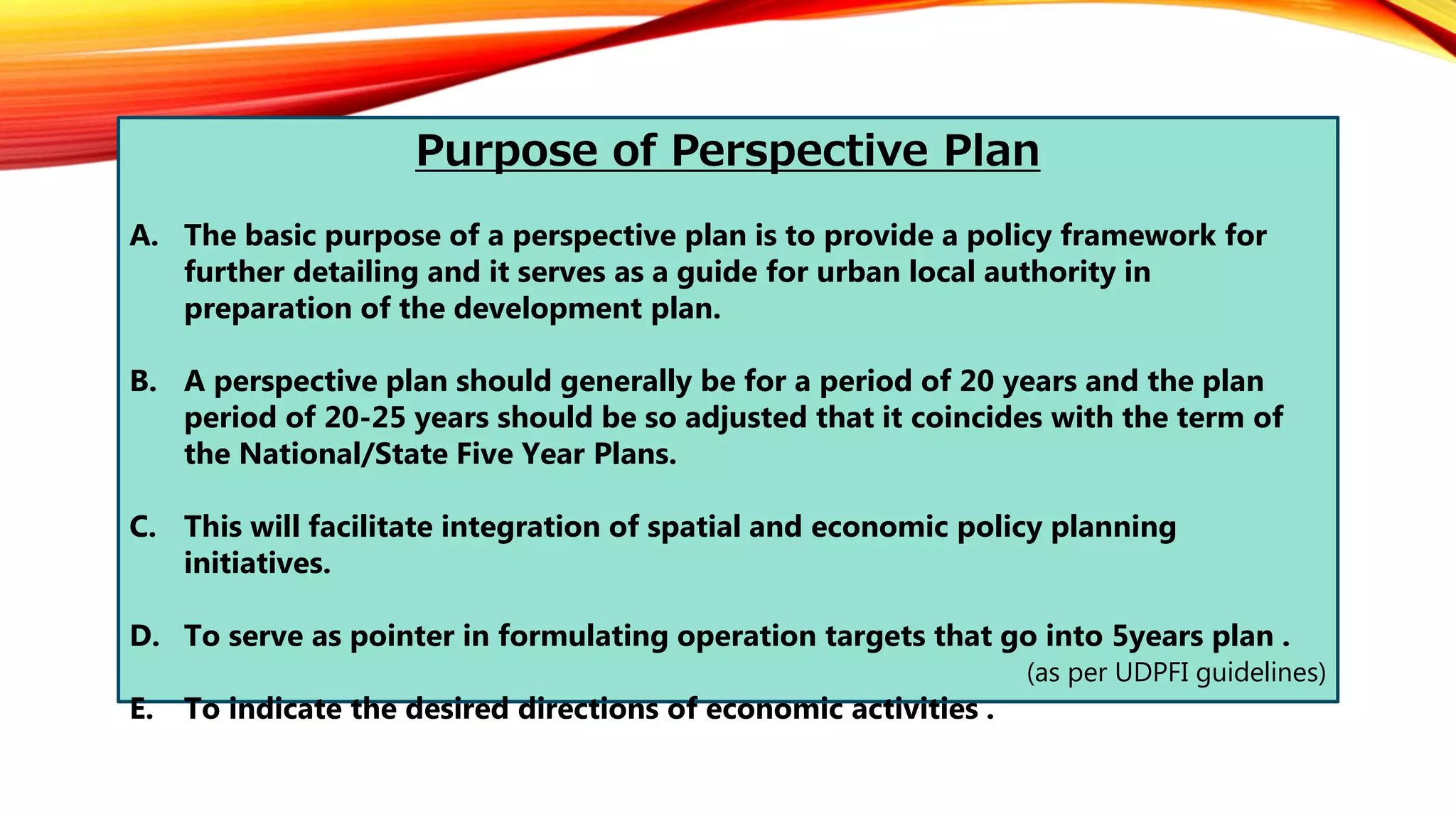 Perspective plan | PPTX