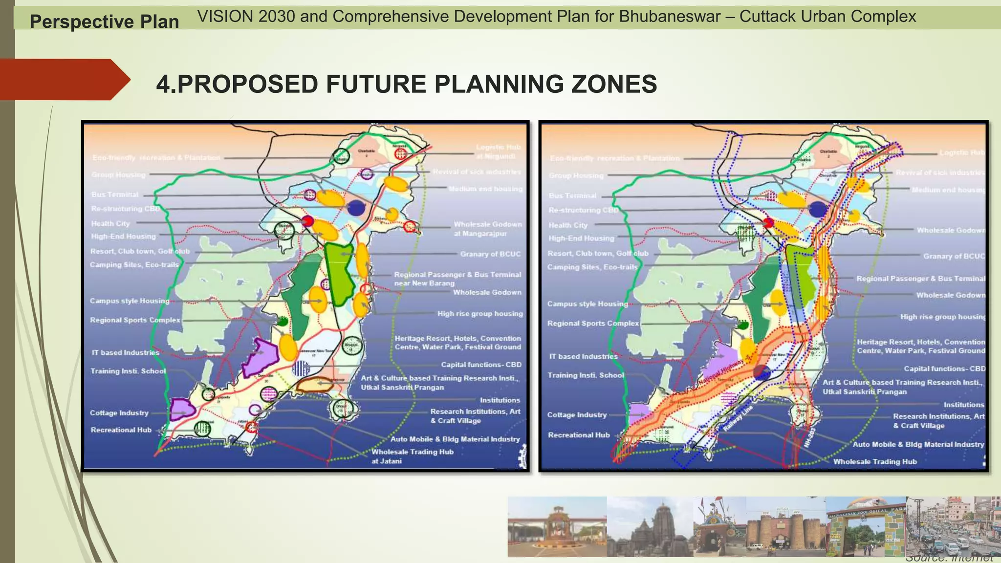 Perspective plan of bubaneshwar cuttack urban complex | PPTX