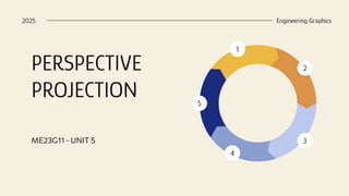PERSPECTIVE PROJECTION - ENGINEERING GRAPHICS | PDF