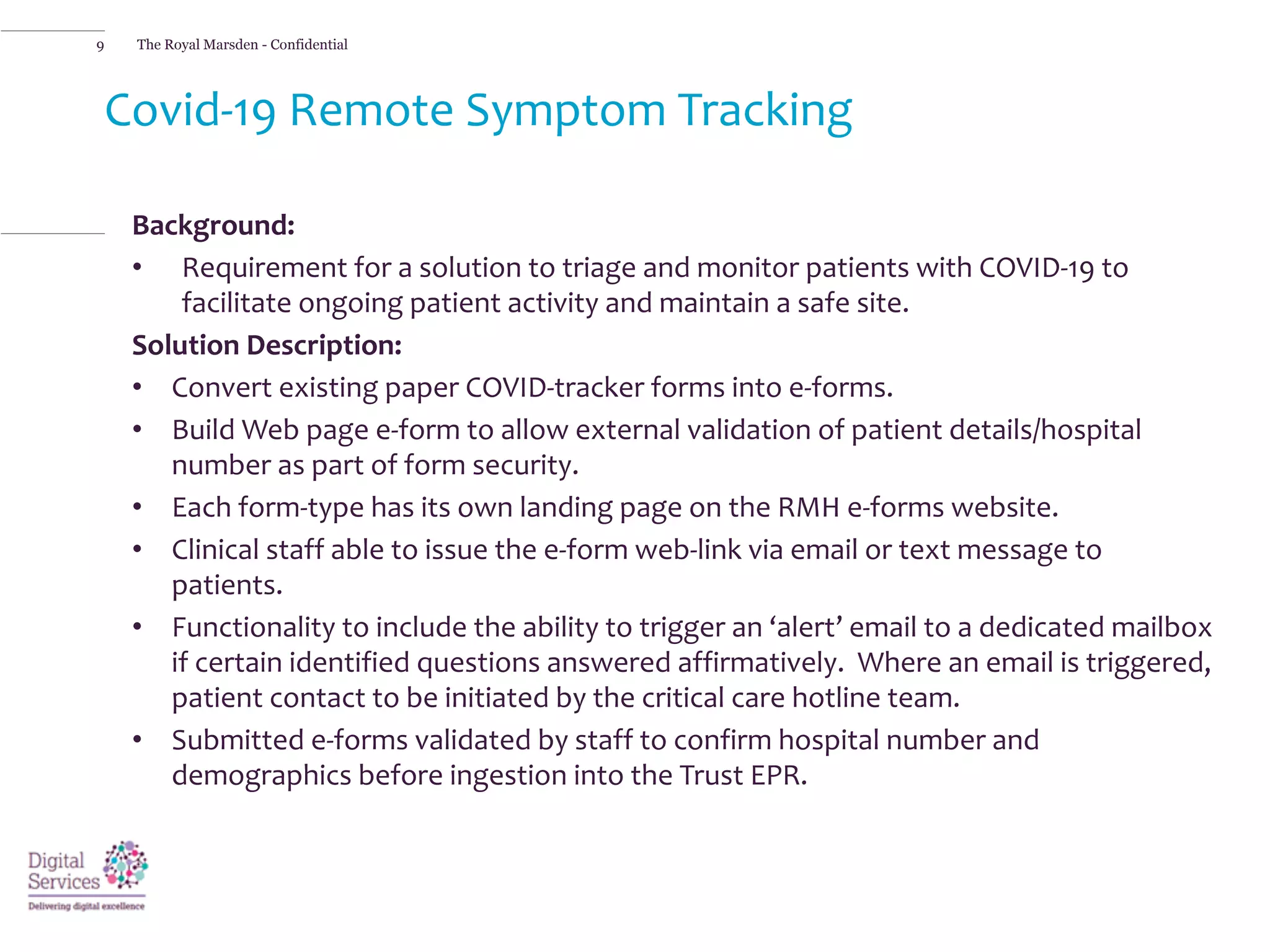 Perspectives from the NHS front line | PPT