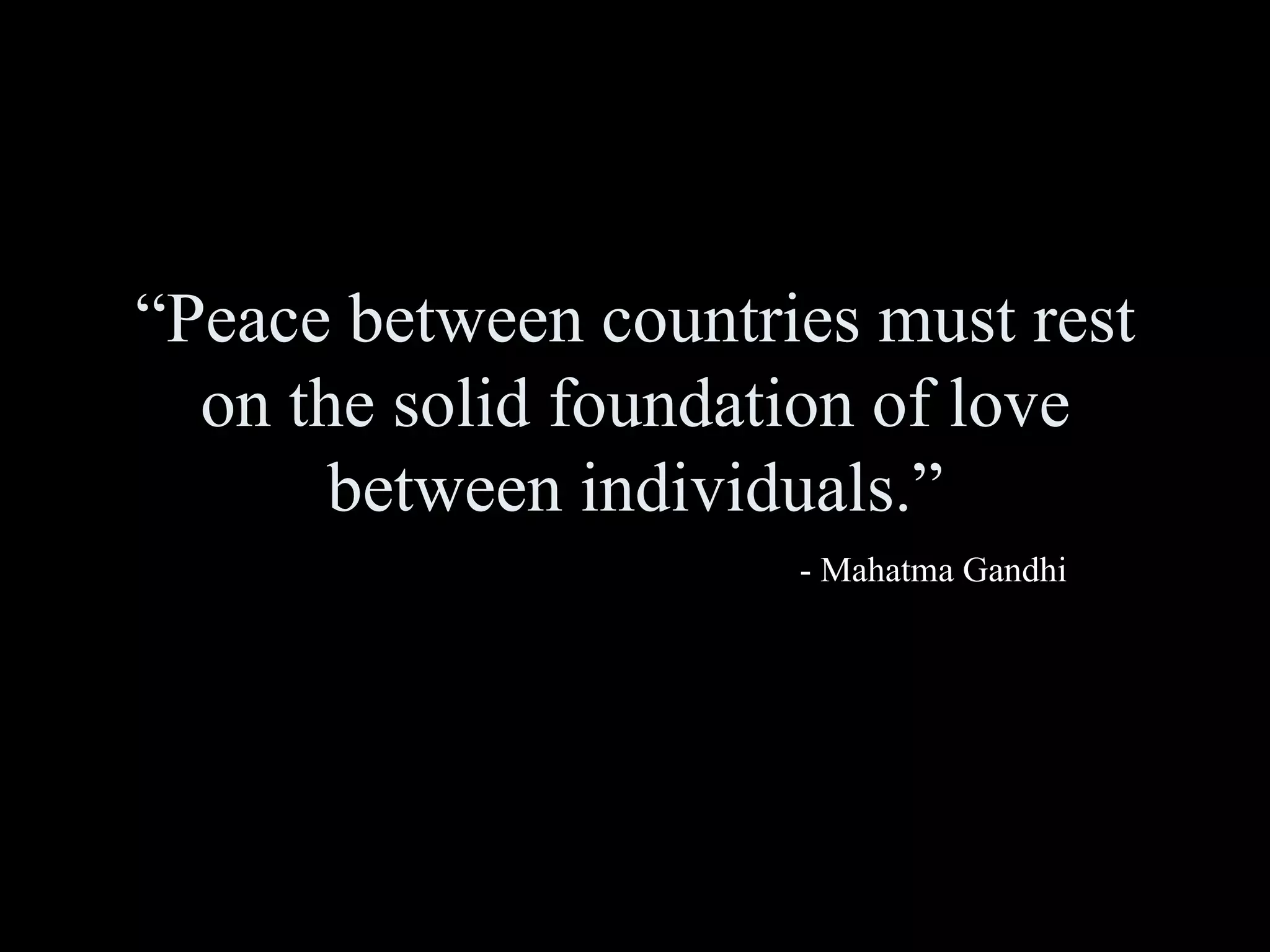 Perspectives On Peace | PPT