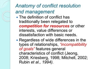 Perspectives on conflict-jeong-resume | PPT