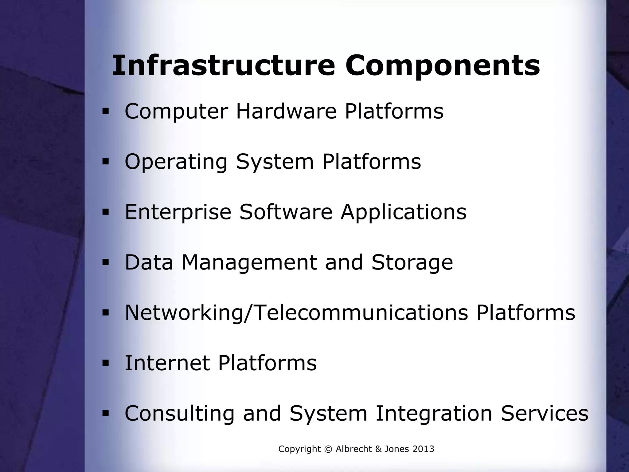 Infrastructure Components | PPT