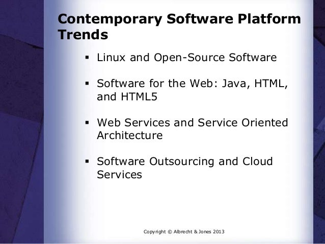 Contemporary Software Platform Trends