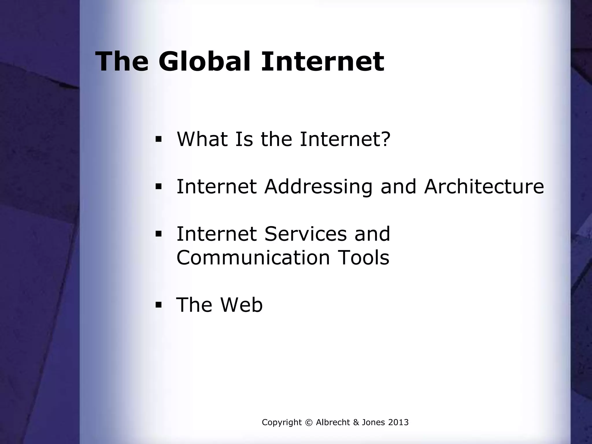 The Global Internet | PPT