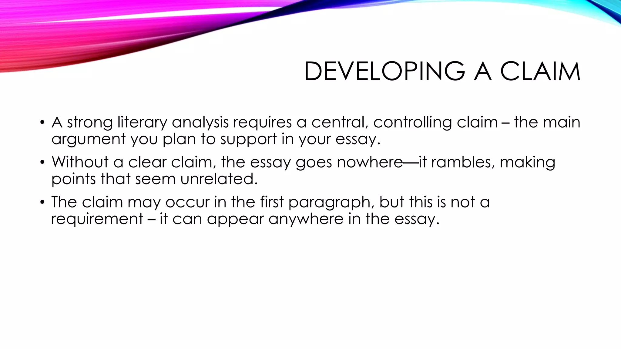 Perspectives in analyzing literarture | PPT