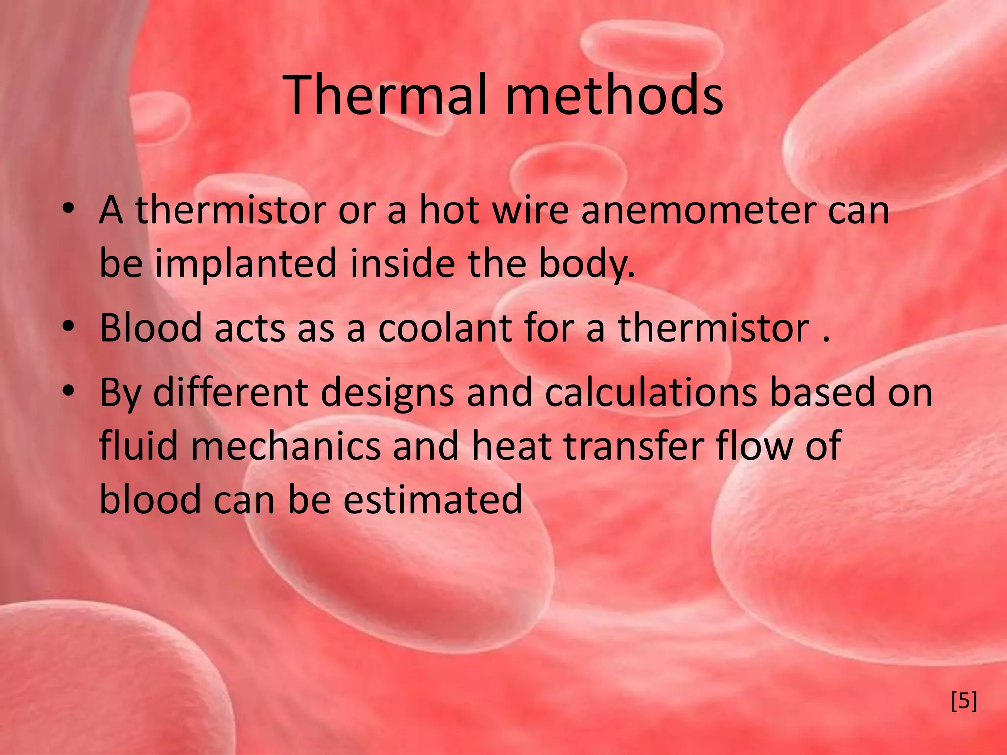 Perspectives in blood flow measurement | PPTX