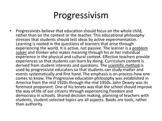 Perspectives in education | PPTX