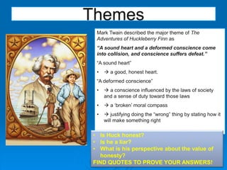 Perspectives in Huck Finn: part 2 | PPTX