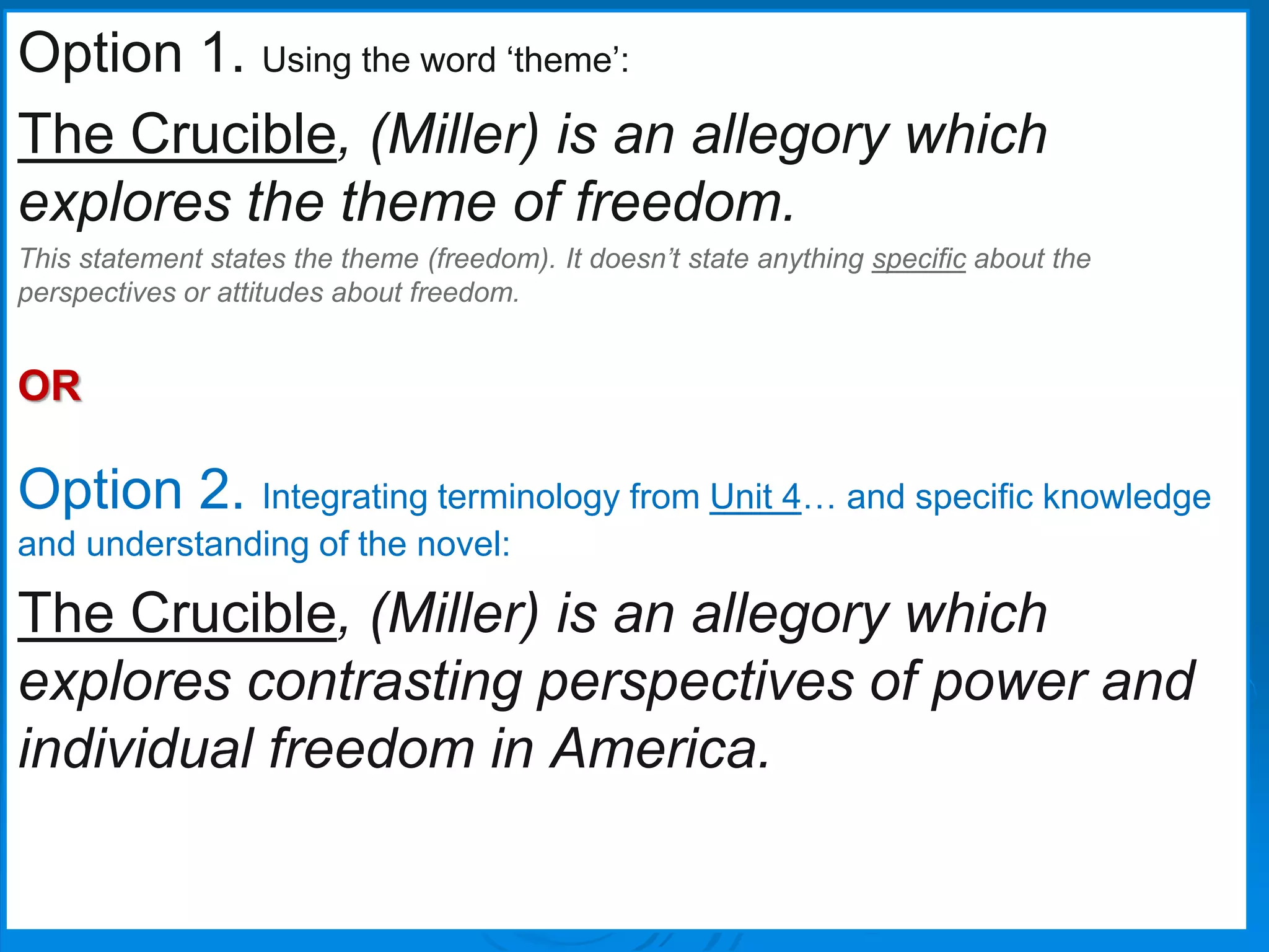 Perspectives in The Crucible | PPTX