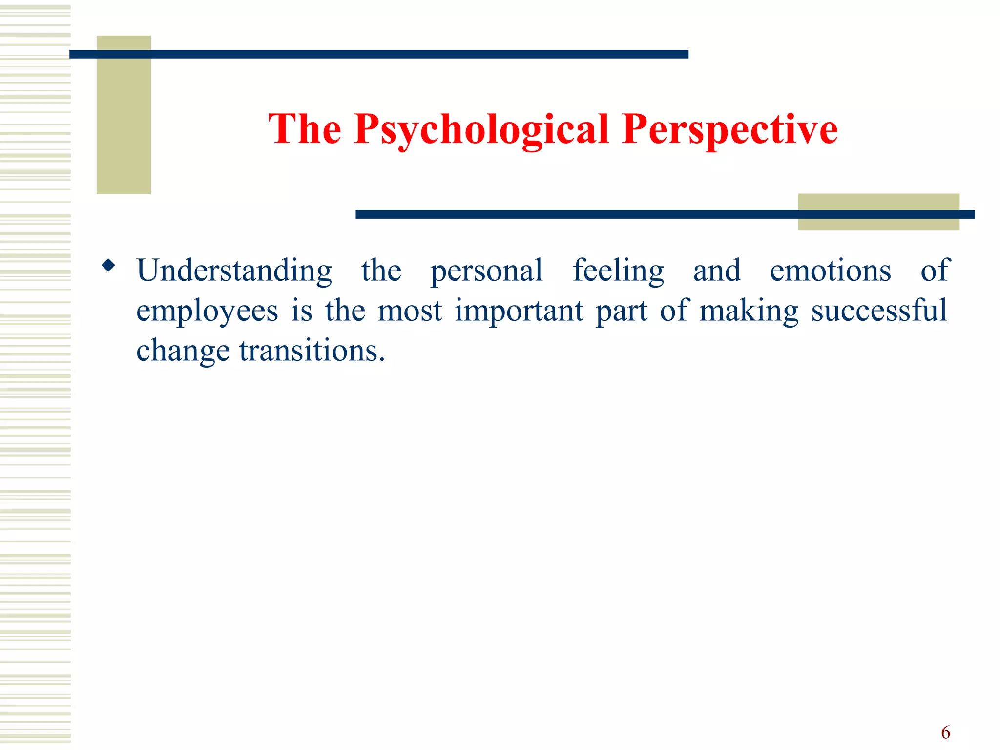 Perspectives of change management | PPT