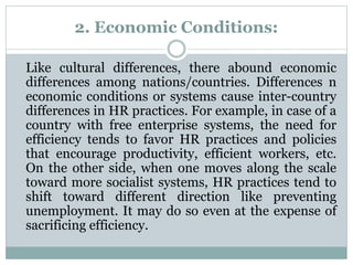 Perspectives of international human resource management | PPTX