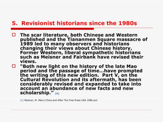 IB History: Historiography Mao | PPT