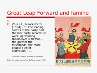 IB History: Historiography Mao | PPT