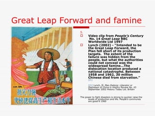 IB History: Historiography Mao | PPT