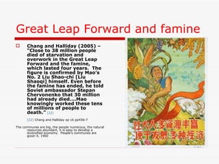IB History: Historiography Mao | PPT