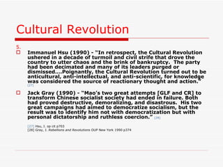 IB History: Historiography Mao | PPT