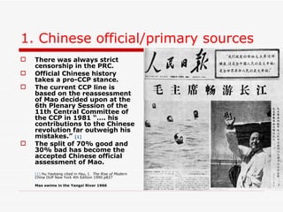 IB History: Historiography Mao | PPT