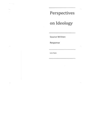 Perspectives on ideology source | PDF