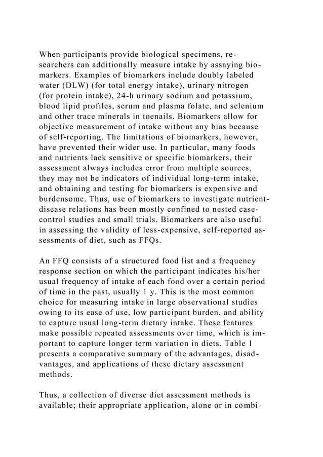 PERSPECTIVEUnderstanding Nutritional Epidemiology and Its.docx