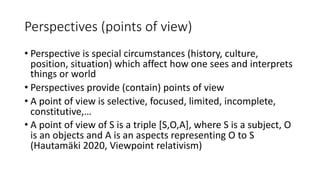 Perspectivism | PPT