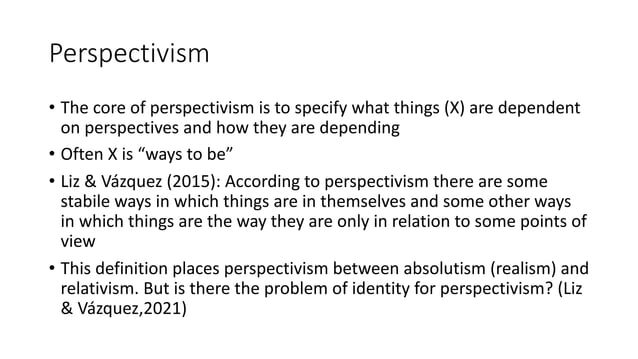 Perspectivism | PPT