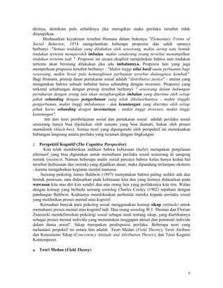 Perspektif dalam psikologi sosial | DOC