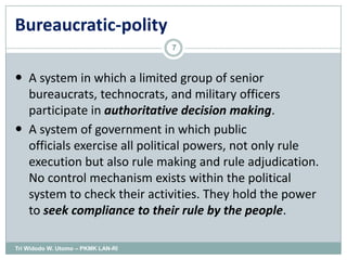 Perspektif Kebijakan Pengembangan Kecamatan di Indonesia | PPTX
